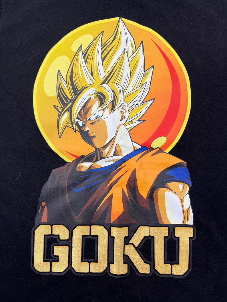 Dragon Ball Z Super Saiyan Goku T-shirt - Etsy