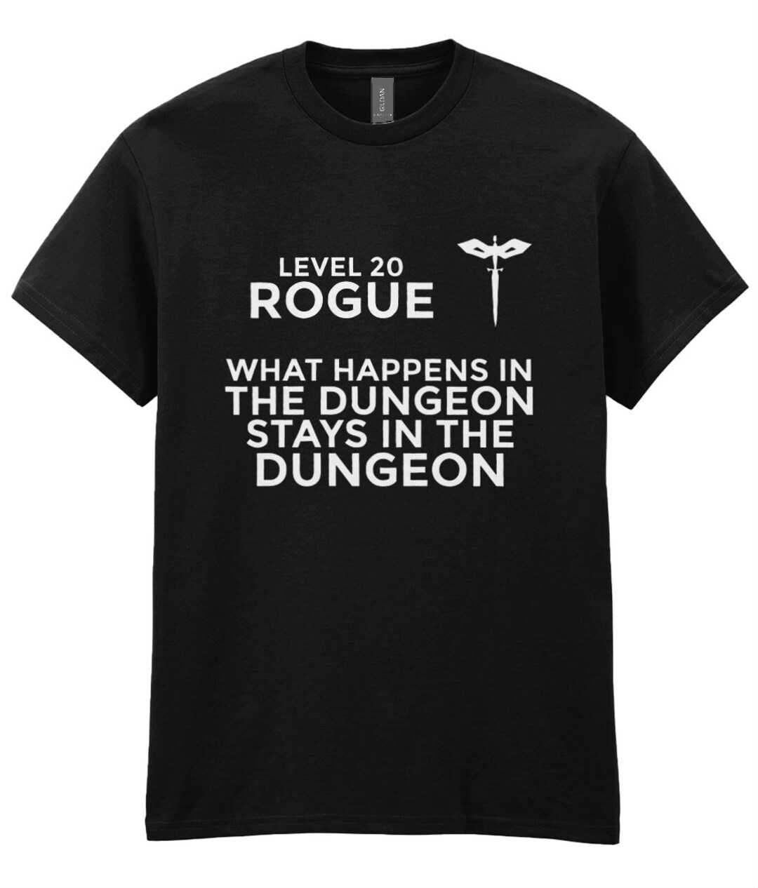Level 20 Rogue T-shirt | D&D Gamer Tee | Tabletop Role-playing Gift ...