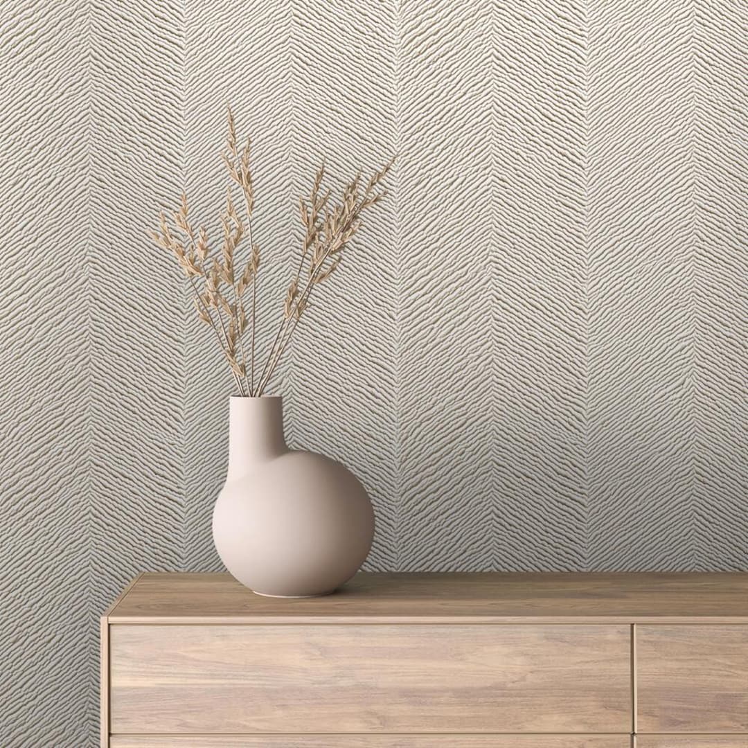 Neutral Textured Peel and Stick Wallpapers | Modern Neutral Accent Wall ...