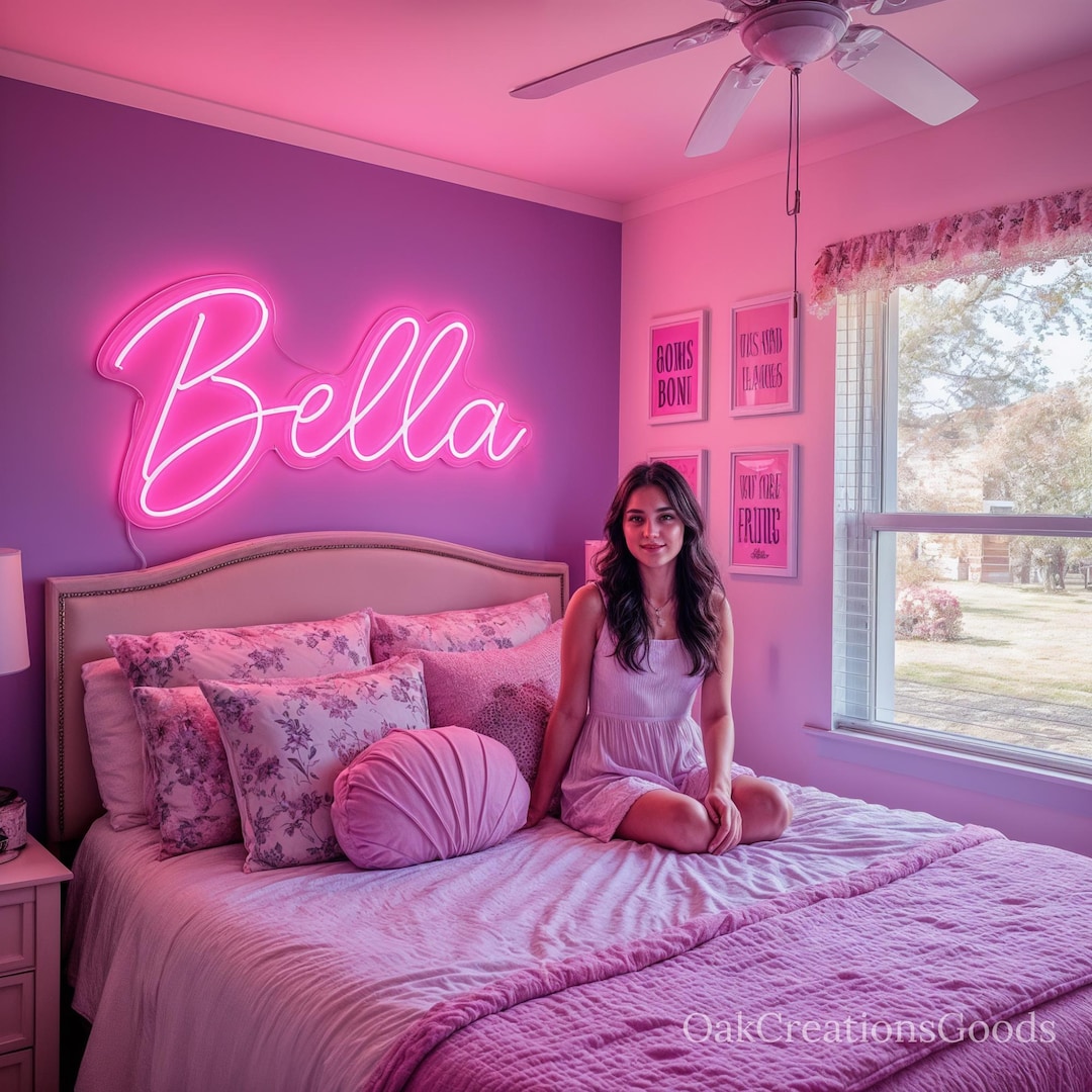 Neon Sign Bedroom, Custom Dorm Neon Sign, College Dorm LED Light, Teen ...