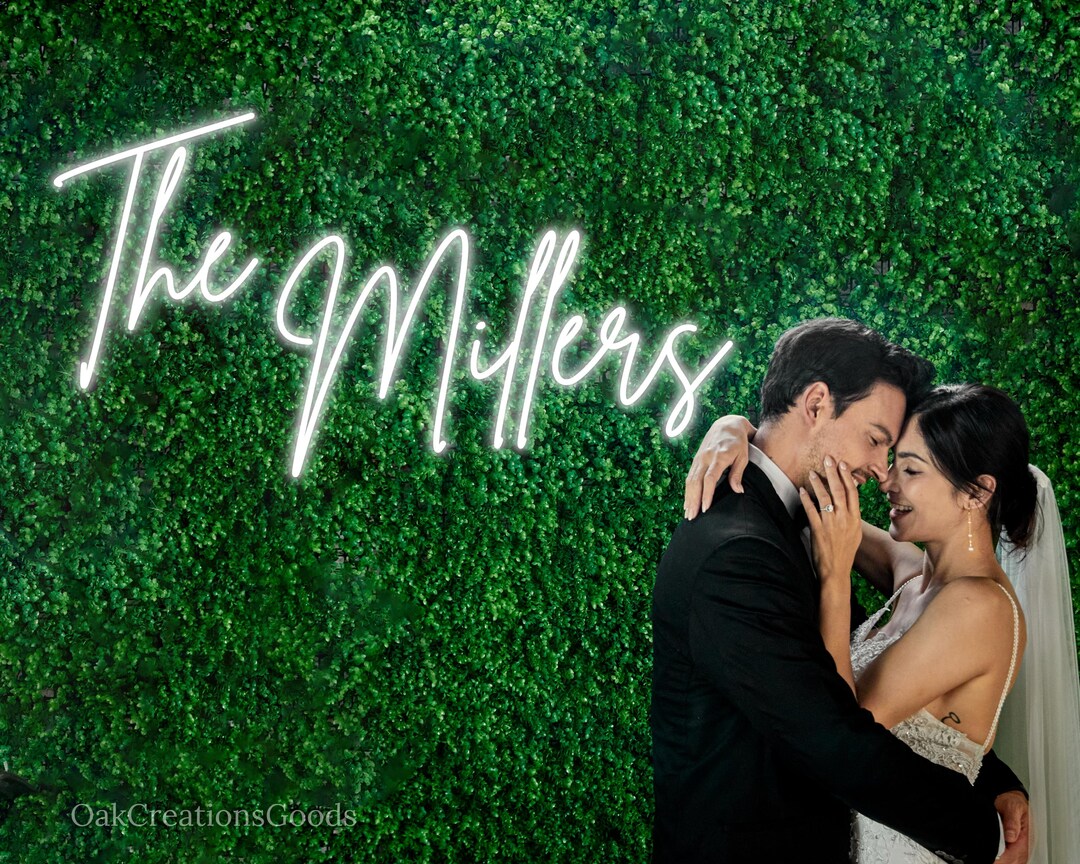 Custom Wedding Neon Sign, LED Wedding Sign for Sweetheart Table or ...