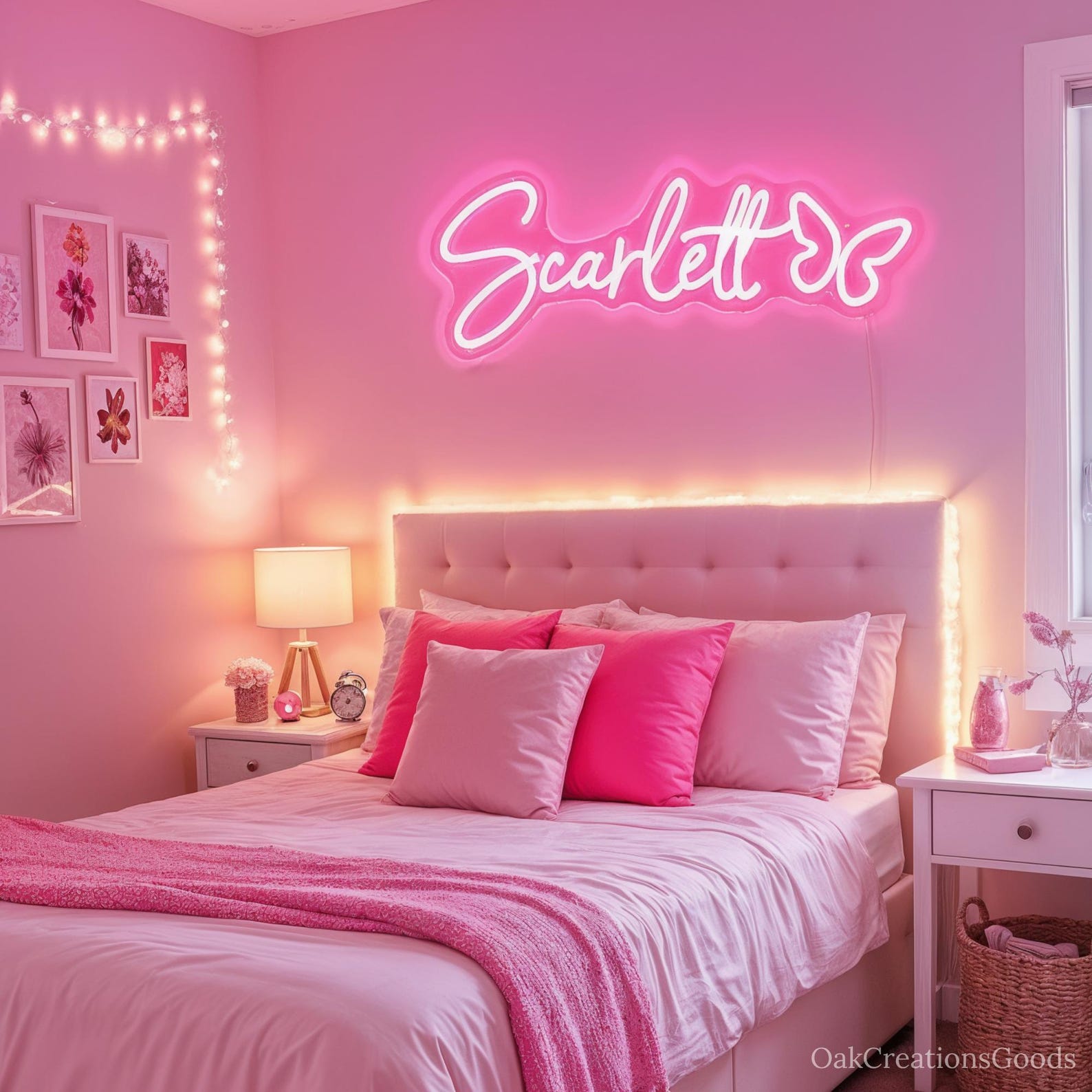 Custom Neon Sign, Neon Lights for Teenage Girls, Name Neon Sign ...