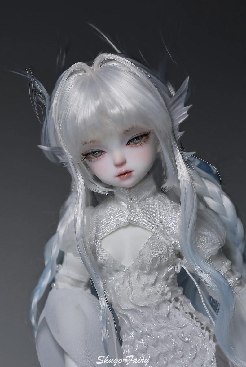 Virelai D Anime Bjd Doll 1/6 Fullset Pale Twin Half-monster Long Scaly ...
