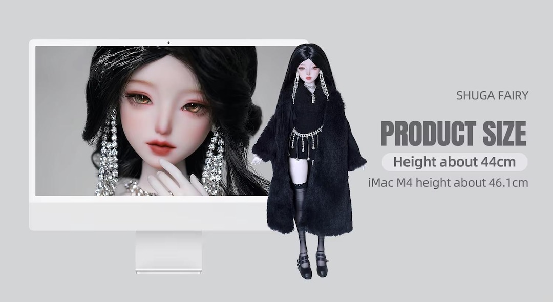 Seekly C 1/4 BJD Full Set City Belle Rich Lady Style Articulated ...