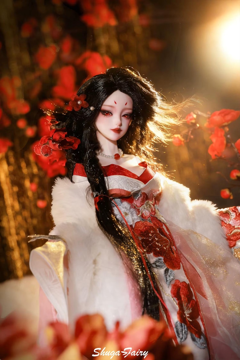Yiran B 1/4 BJD Fullset Smiling Mouth Chinese Mythological Fox MSD ...