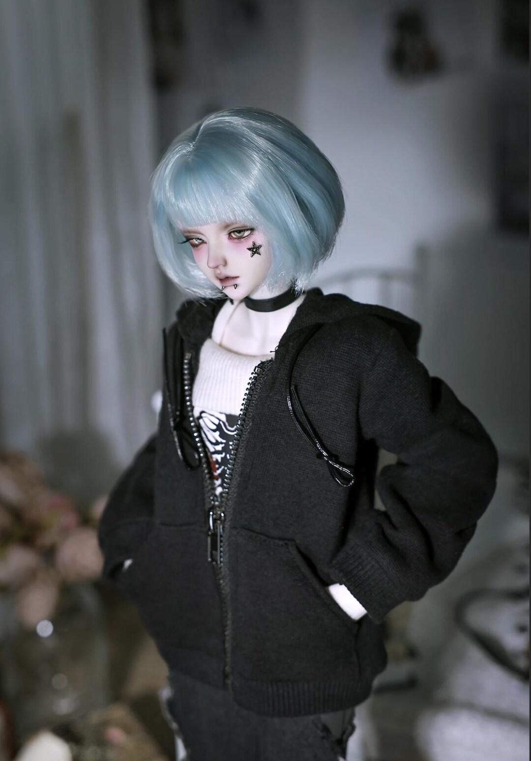 Bjd Doll 1/4 Carmen Bariy Future Robot Girlfriend Punk Style Anime Girl ...