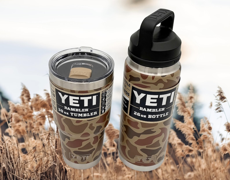 Camo Yeti Rambler Laser Engraved Duck Hunting / Limited Edition ...