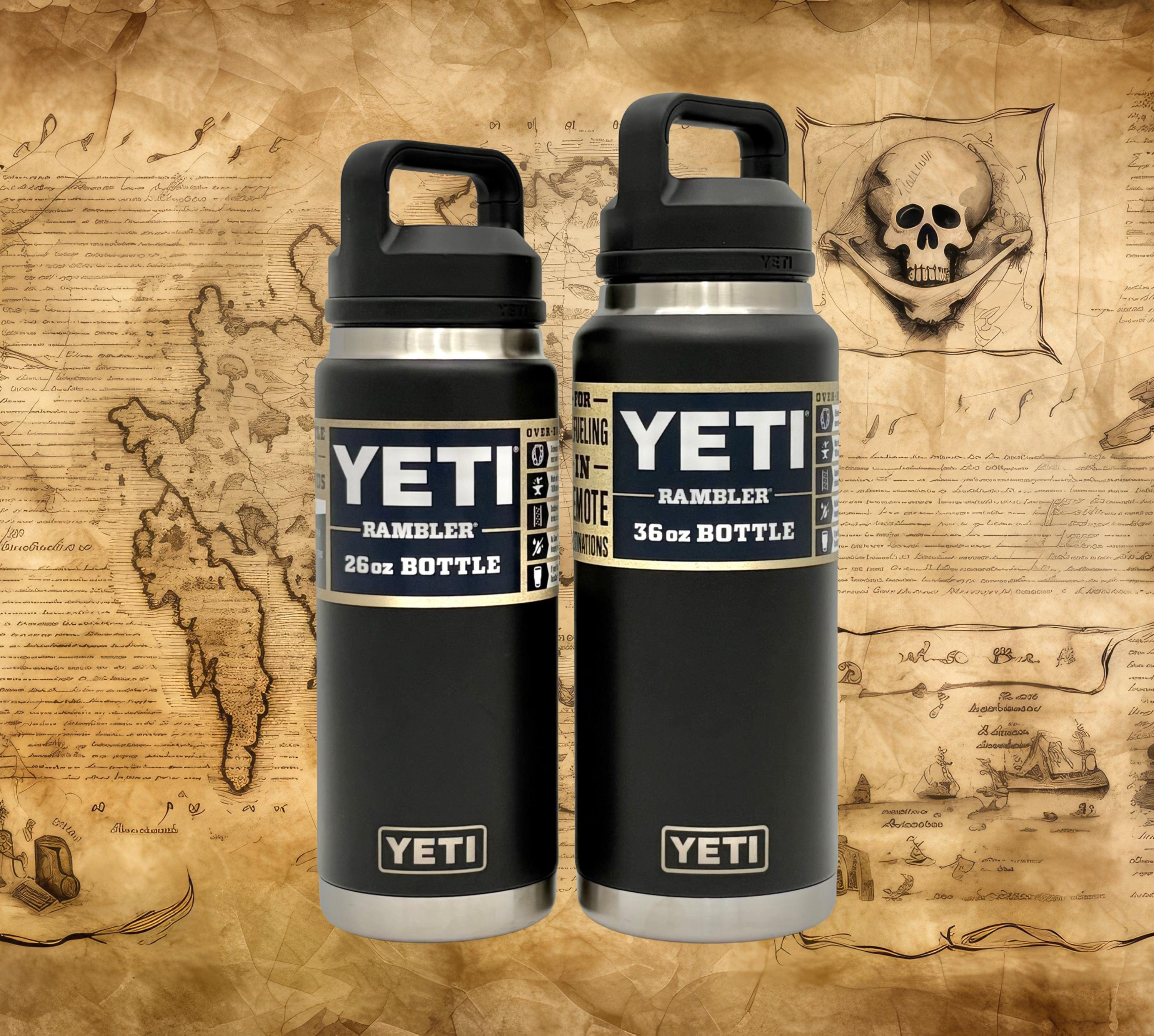 Pirate Ship Yeti Tumbler / 20-40oz Laser Engraved Pirate Treasure Cup ...