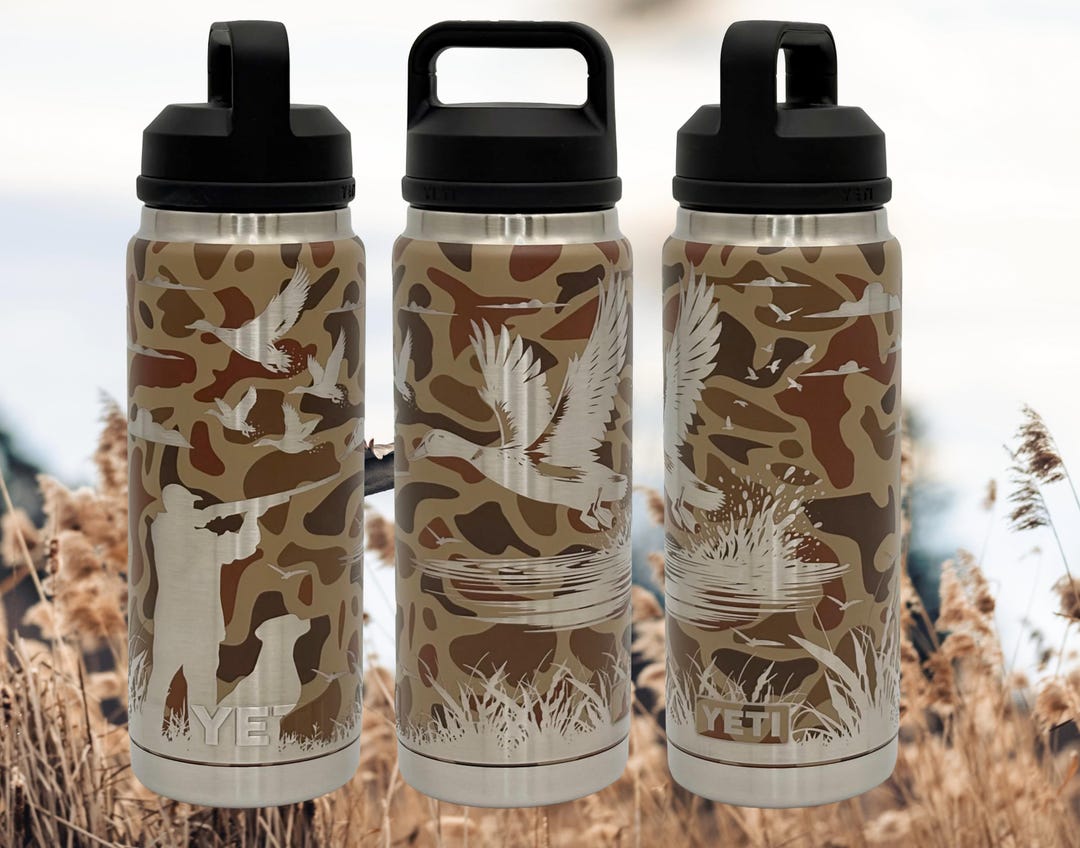 Camo Yeti Rambler Laser Engraved Duck Hunting / Limited Edition ...