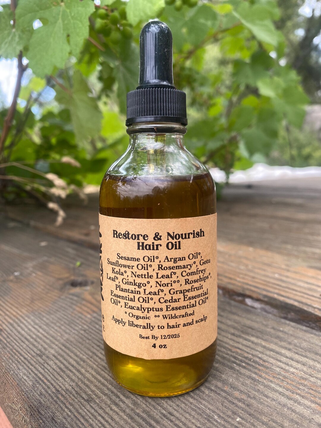 Restore & Nourish Hair Oil - Etsy