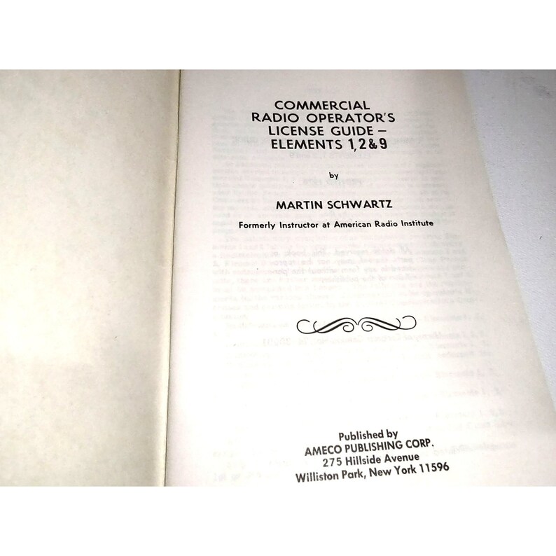 1975 Commerical Radio Operators License Guide Practice Exams Martin ...