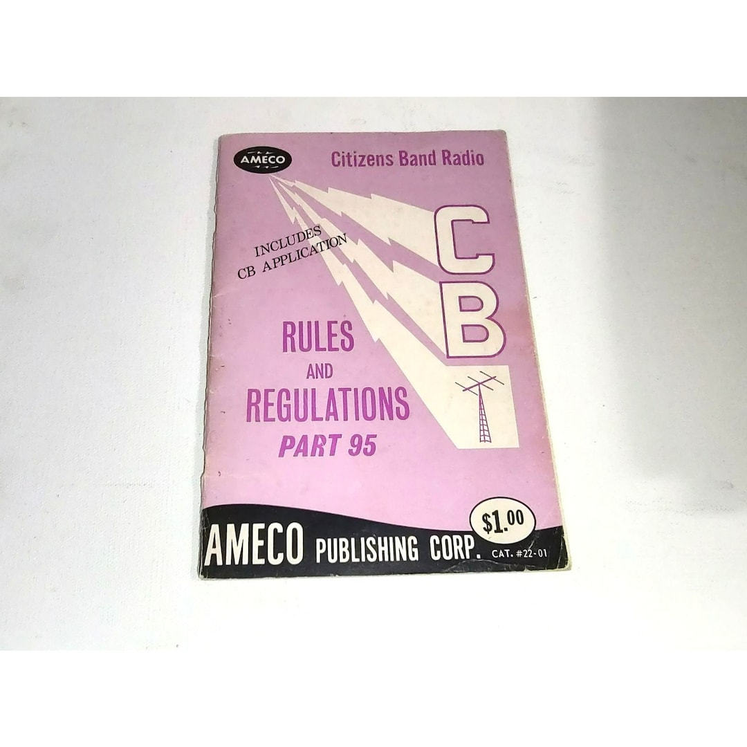 1975 CB Citizens Band Radio Catalog Rules and Regulations Part 95 Cat ...