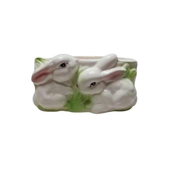 Rabbit Planter - Etsy