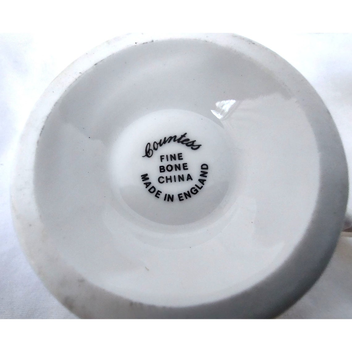 Countess Fine Bone China Floral Cup and Saucer England Gold Trim ...