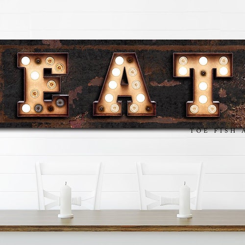 BBQ Sign Barbecue Marquee Kitchen Decor Gift for Dad Rustic - Etsy