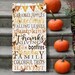 Fall Sign Rustic Farmhouse Decor Large Living Room Signs Wall | Etsy