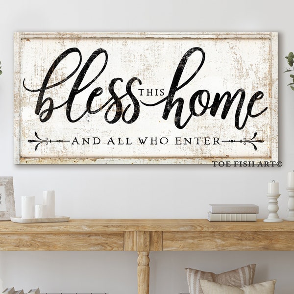 Bless This Home Sign - Etsy