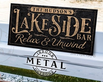 Lakeside Bar Sign - Etsy