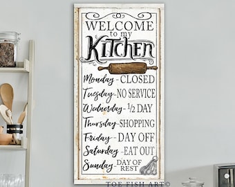 Kitchen Open Sign - Etsy