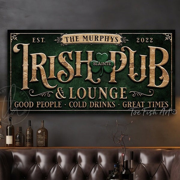 Irish Pub Sign - Etsy