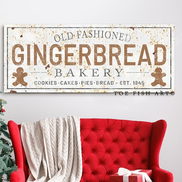 Gingerbread Wall Art - Etsy