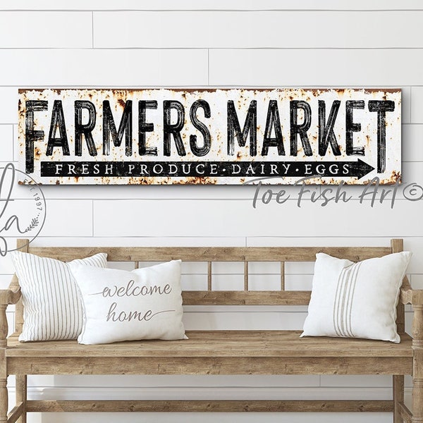 Farmers Market Sign - Etsy