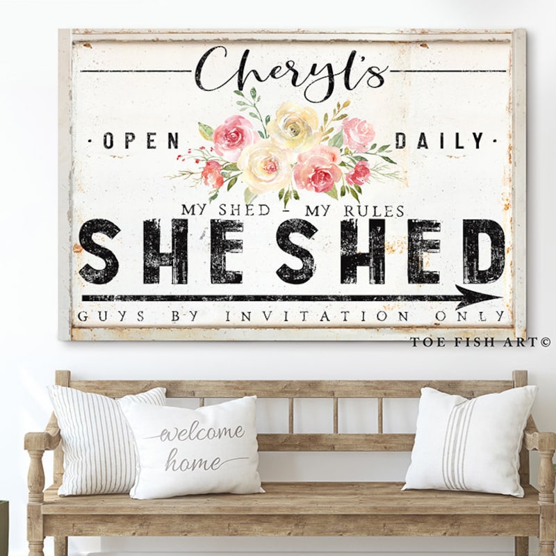 She Shed Signs - Etsy