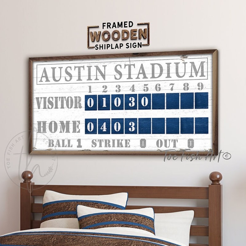 Baseball Scoreboard - Etsy