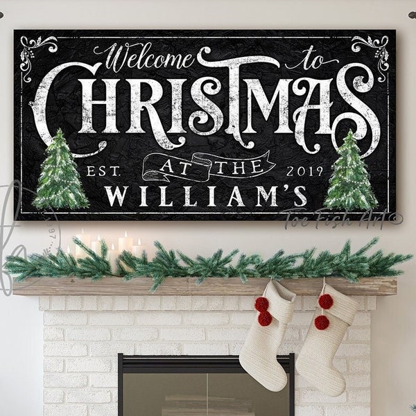 Personalized Christmas Signs - Etsy