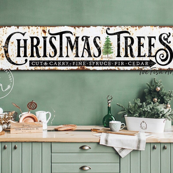 Cut Your Own Christmas Trees Sign - Etsy