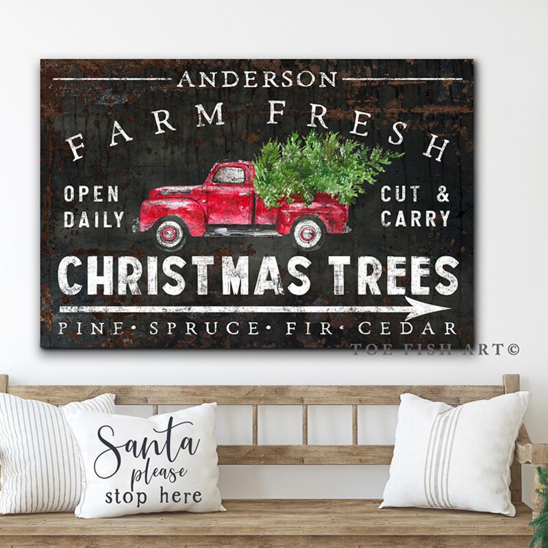 Tree Farm Sign - Etsy