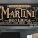 Martini Bar and Lounge Personalized Sign Cocktail & Personalized Name ...