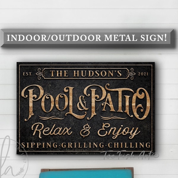 Pool Signs Metal - Etsy