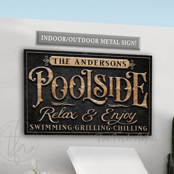 Pool Signs Metal - Etsy