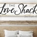 Love Shack Sign Master Bedroom Signs Living Room Art Modern Farmhouse ...
