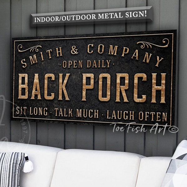 Back Porch Signs - Etsy