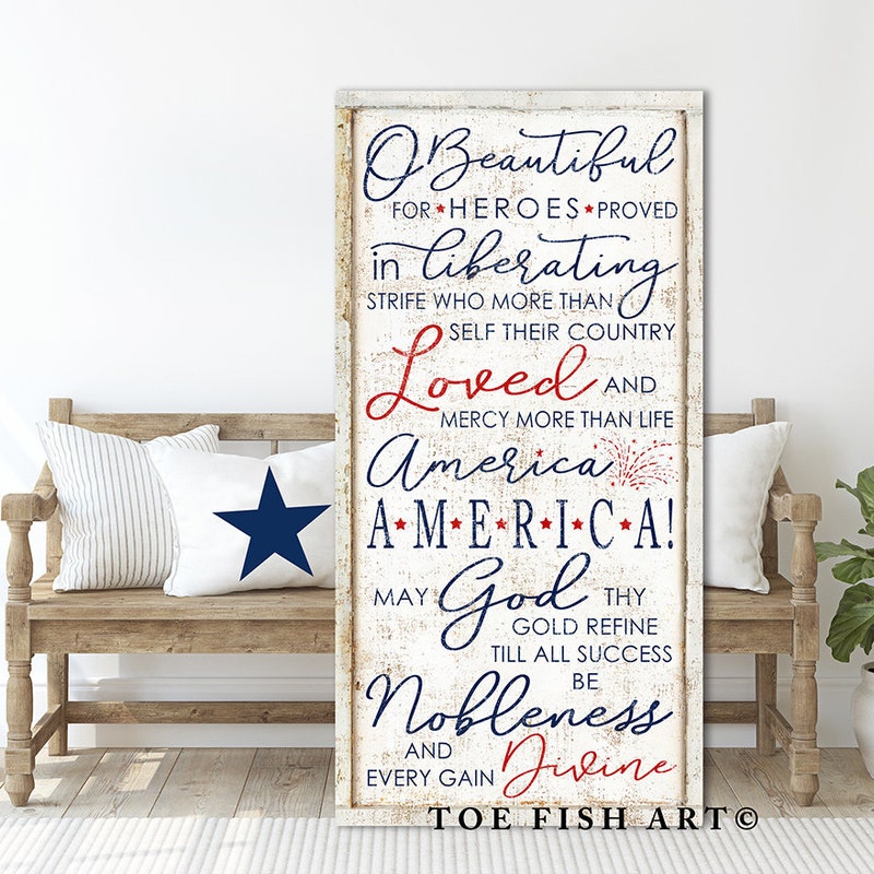 Patriotic Wall Decor - Etsy