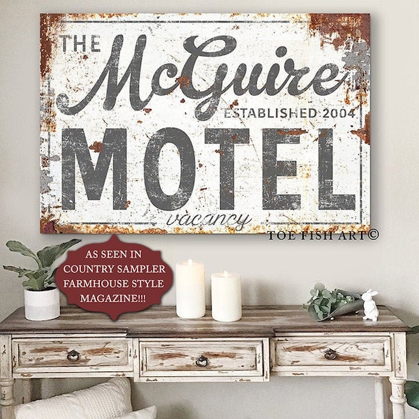 Motel Sign - Etsy