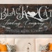 Hocus Pocus Sign Halloween Home Decor Name Sign Witch Flying Broom Full ...
