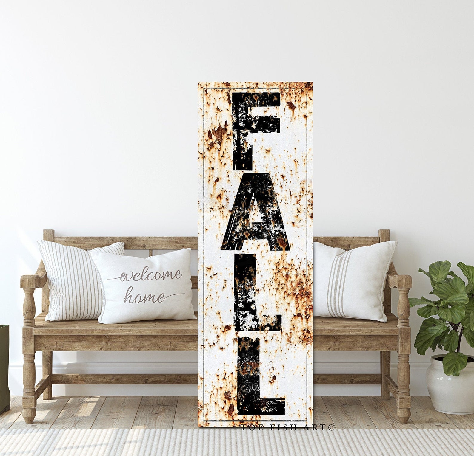 Fall Sign Autumn Harvest Rustic Home Decor Modern Farmhouse - Etsy