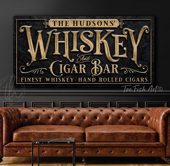 Home Cigar Bar Signs