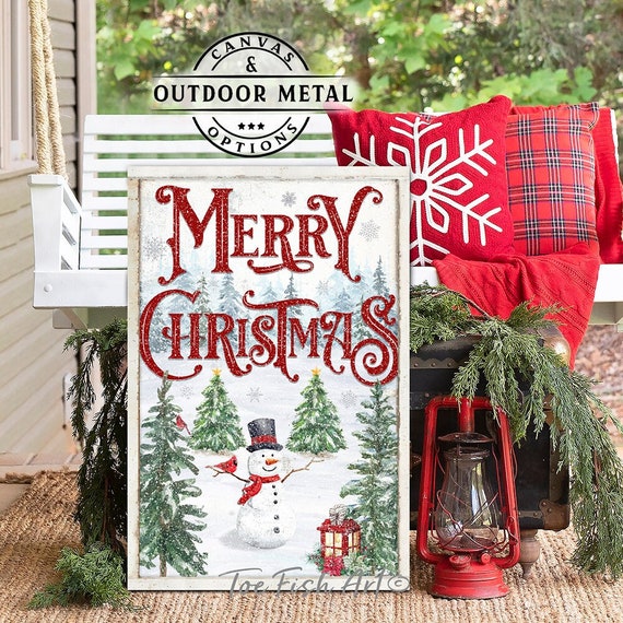 Large Christmas Yard Signs Merry Christmas Outdoor Holiday Yard Art