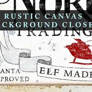 Rustic Christmas Sign North Pole Trading Company Sign Modern Farmhouse ...