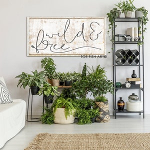 Modern Farmhouse Decor Adventure Decor Wanderlust Nursery Wild and Free ...