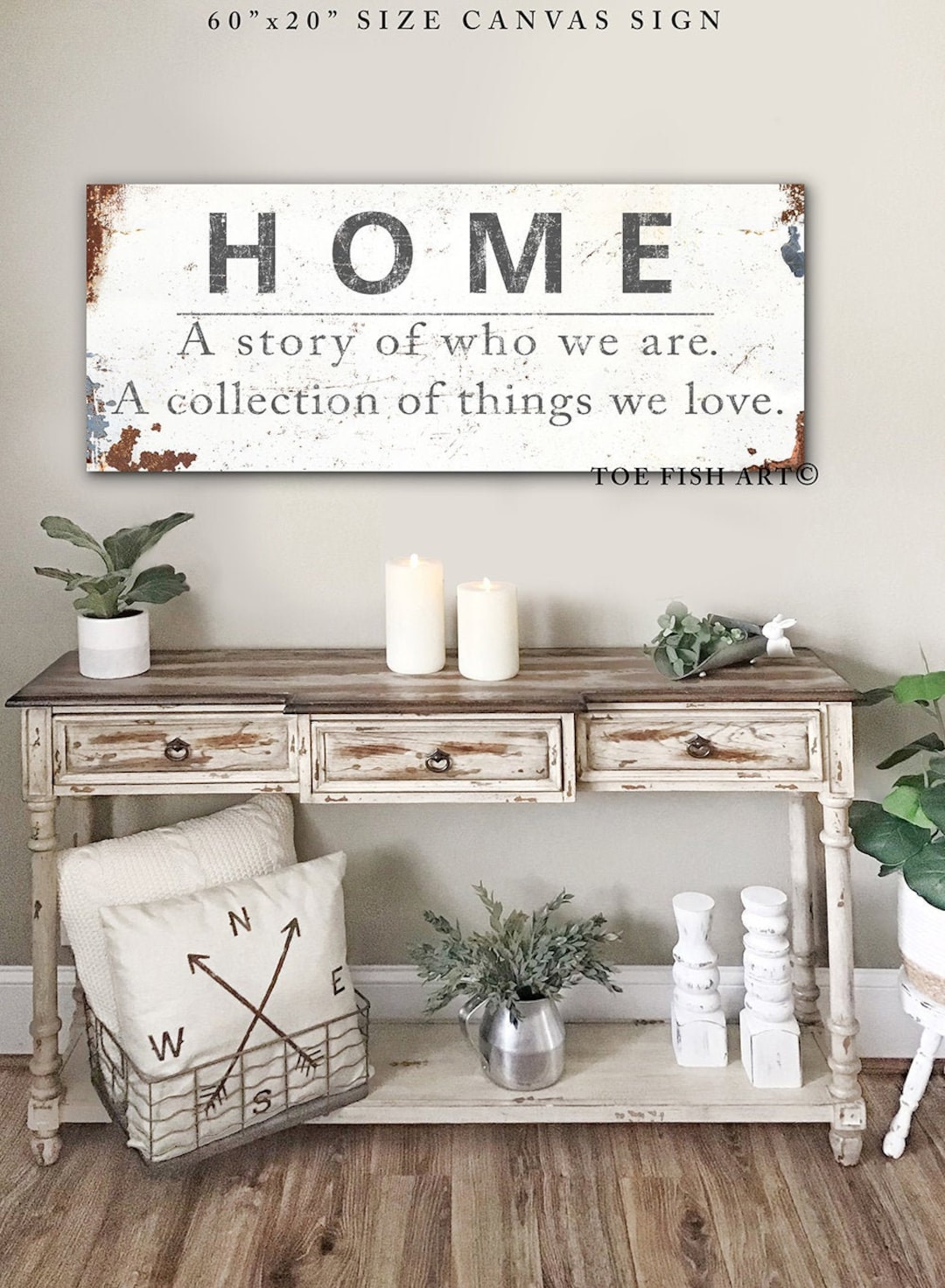 Home Definition Sign Story of Who We Are Collection of Things We Love ...