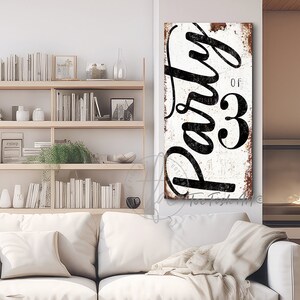 Family Party of Sign Established Sign Personalized Housewarming Modern ...