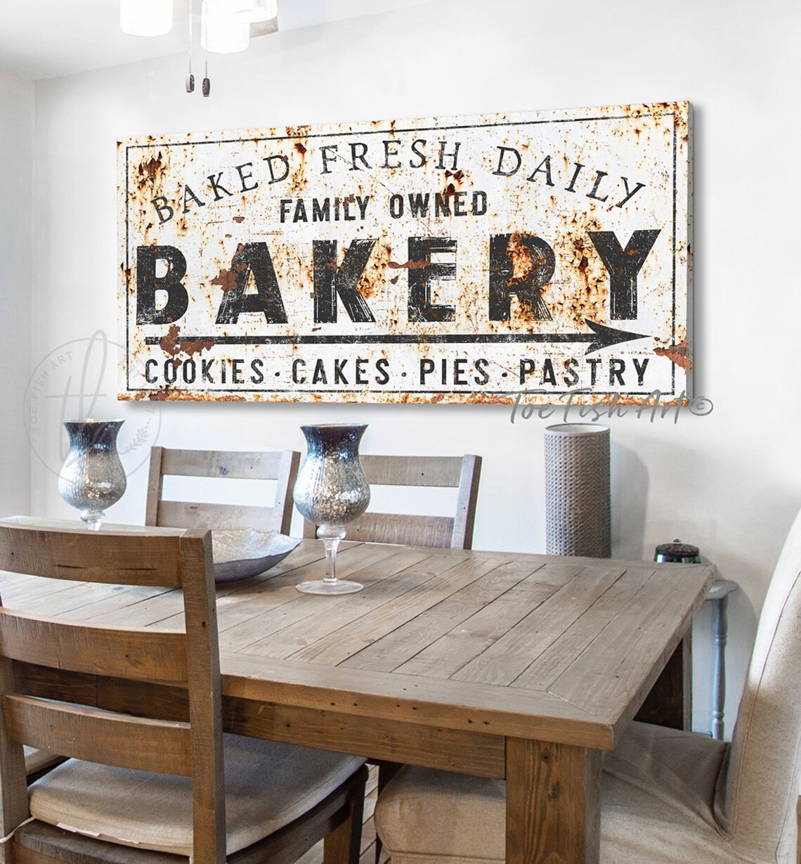 Bakery Sign Modern Farmhouse Wall Decor Kitchen Sign - Etsy