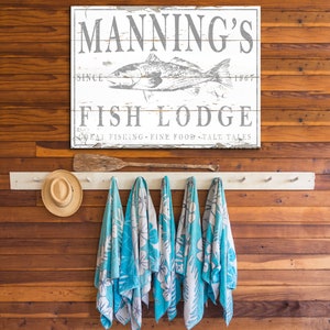 Custom Family Name Sign Last Name Established Sign Large Rustic Wall ...
