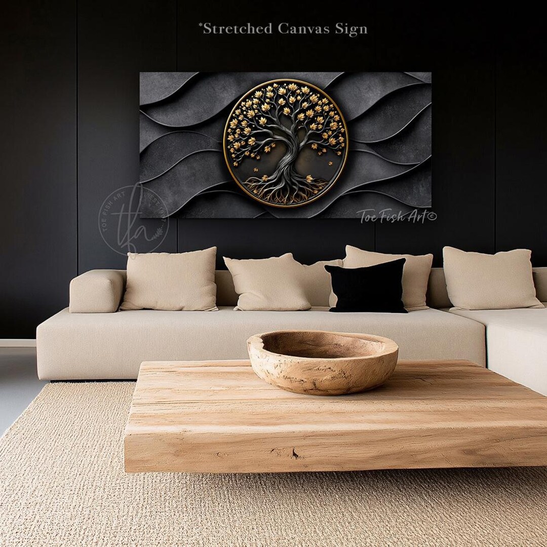Celtic Tree of Life Art Modern Nature Wall Decor Living Room Bedroom ...