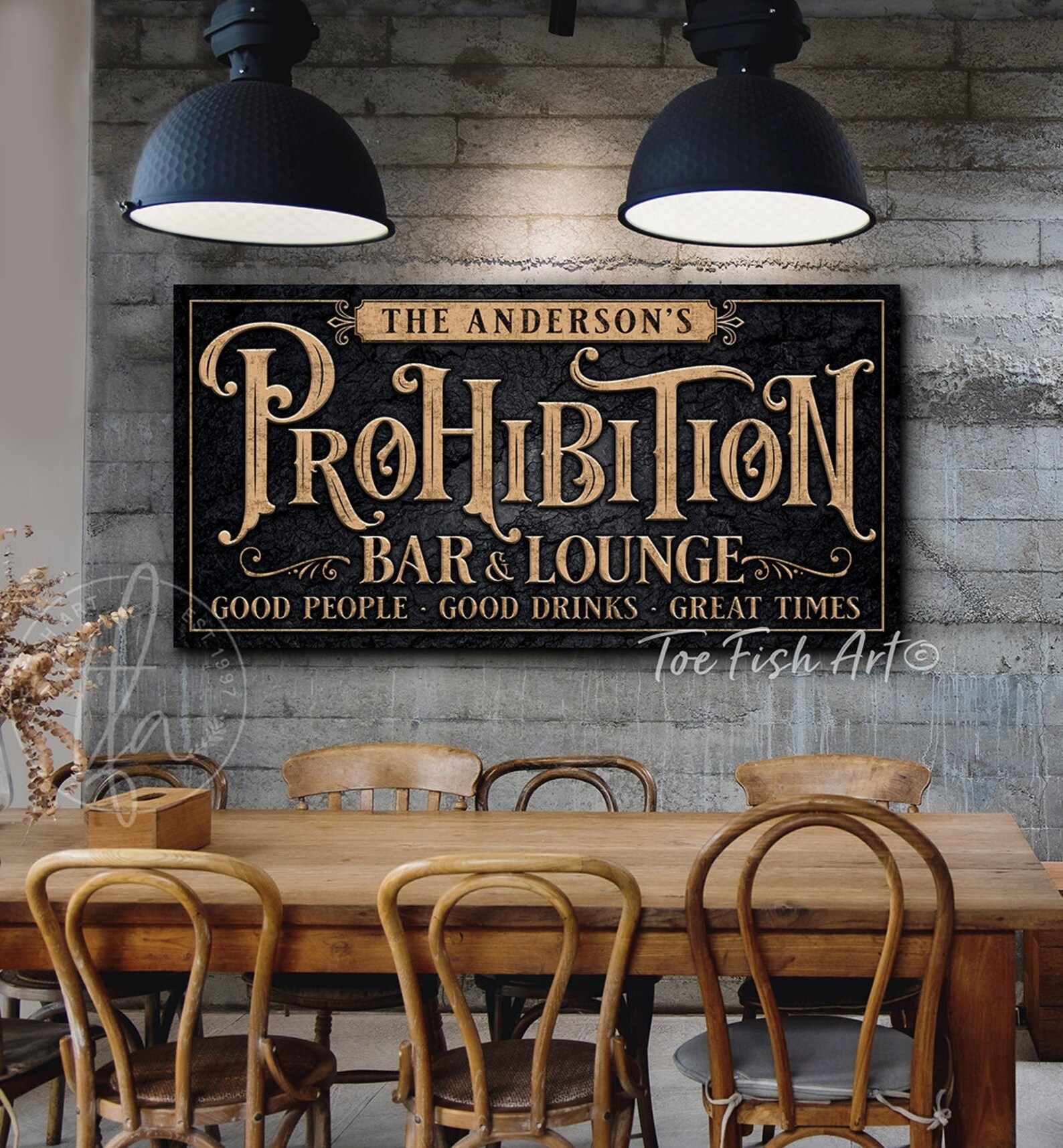 Prohibition Bar and Lounge Personalized Sign Speakeasy - Etsy